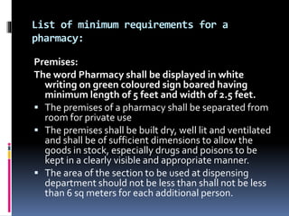 Pharmacy layout ppt | PPTX