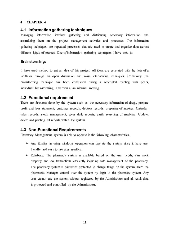 Pharmacy management system | DOCX | Pharmaceutical Industry | Industries