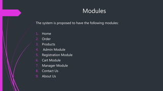 Pharmacy management system | PPTX