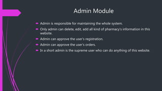 Pharmacy management system | PPTX