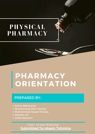 Pharmacy orientation Gp A Evening Batch 2021 | PDF | Pharmaceutical ...