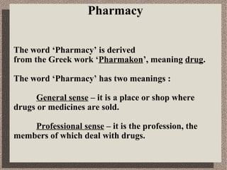 Pharmacy orietation-----(Pharmaceutics) | PPT | Pharmaceutical Industry ...