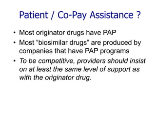 Biosimilar Drugs: Overview and Regulatory Issues | PPTX