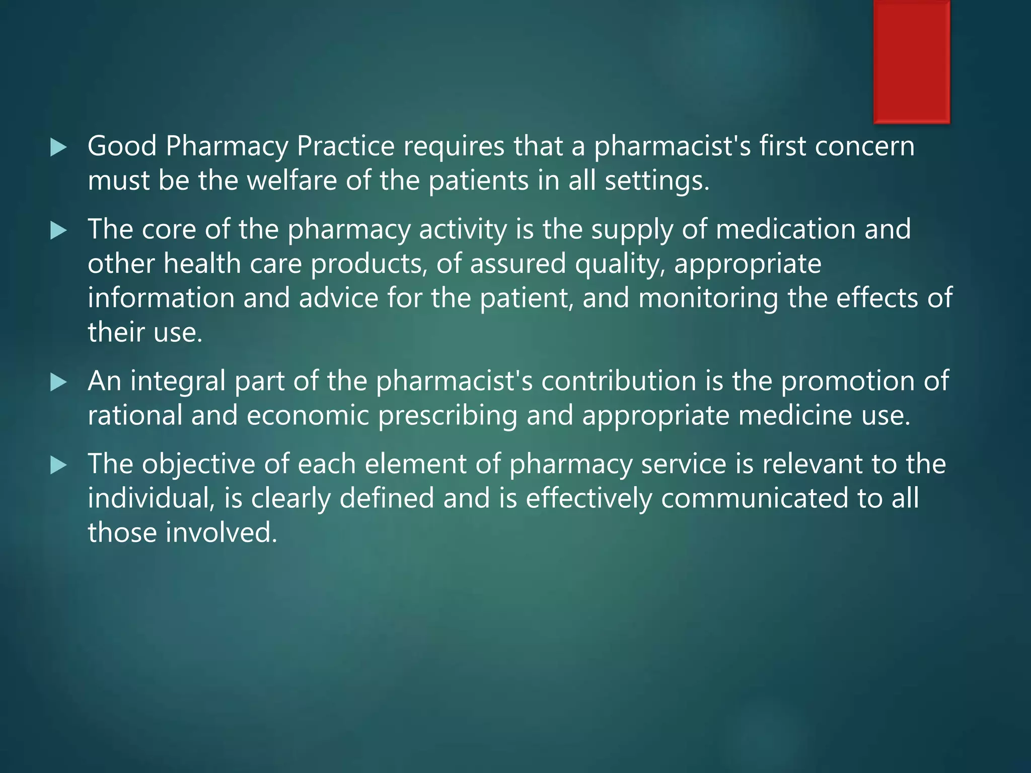 Pharmacy practice | PPTX