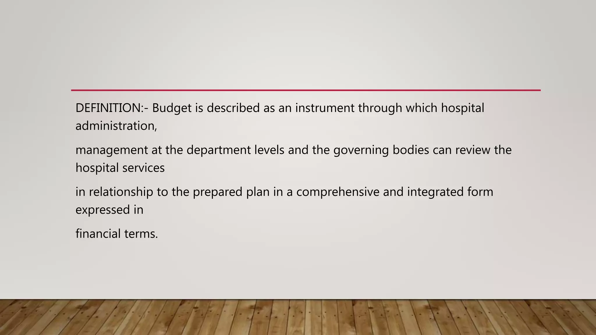 Budget preparation and implementation | PPTX