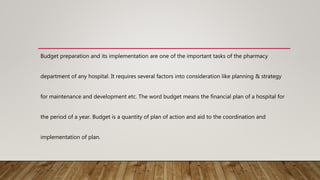 Budget preparation and implementation | PPTX