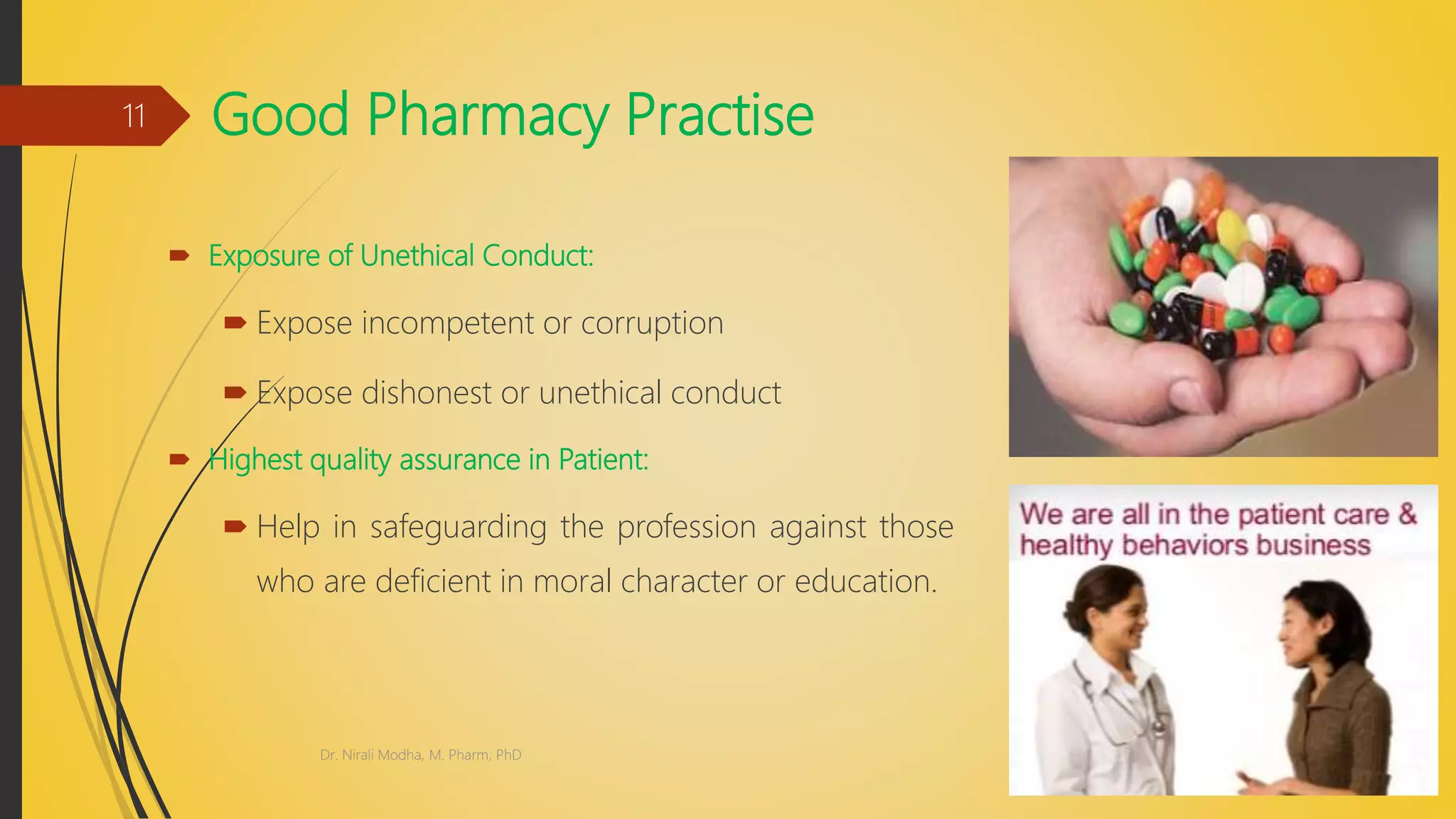 Pharmacy practice regulations, 2015 | PPTX