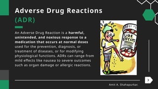 Pharmacy practice Unit 1 Chapter 3 Adverse drug reactions.pptx
