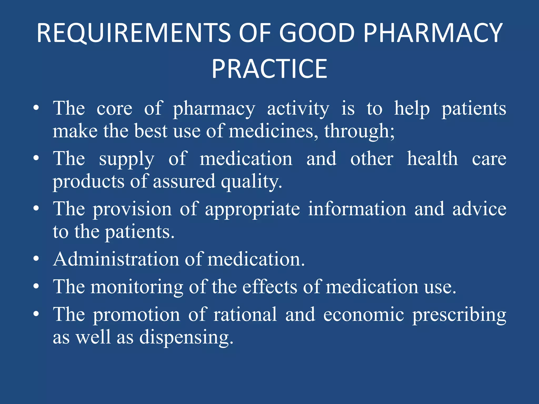 Pharmacy practice in india | PPTX