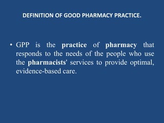 Pharmacy practice in india | PPTX