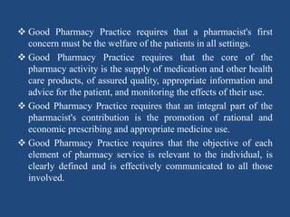 Pharmacy practice in india | PPTX