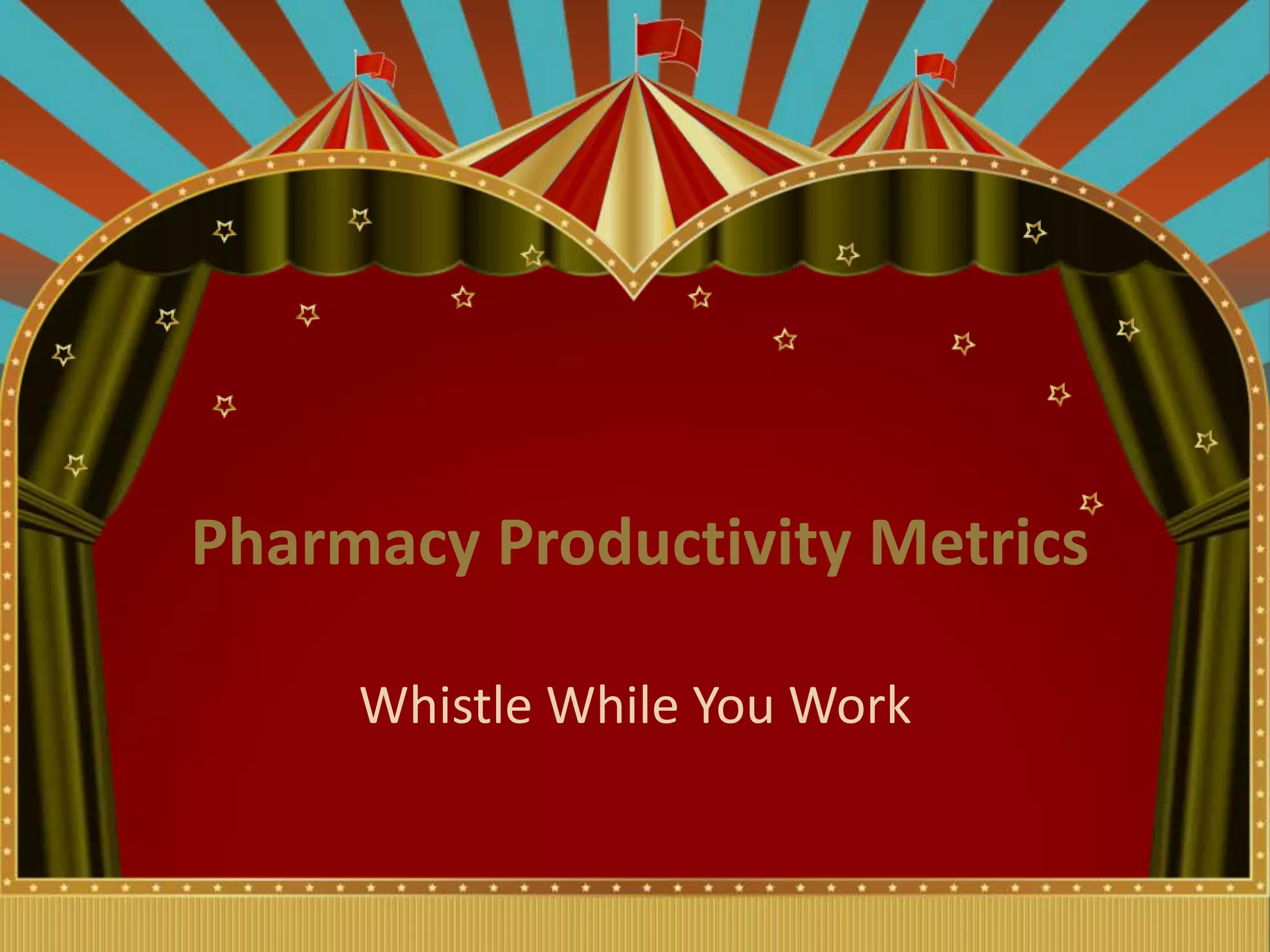 Pharmacy Productivity Metrics | PPTX