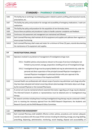 Pharmacy Standards | PDF