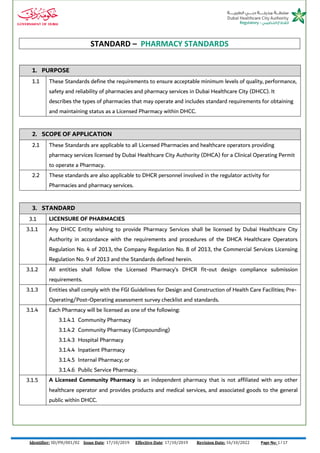 Pharmacy Standards | PDF