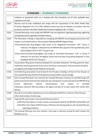 Pharmacy Standards | PDF