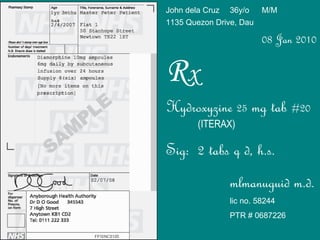 Pharma drugprescription | PPT