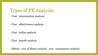 Pharmacoeconomics | PPTX
