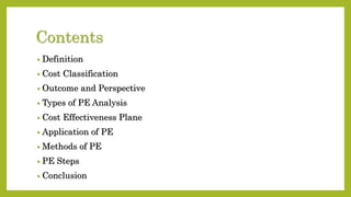 Pharmacoeconomics | PPTX