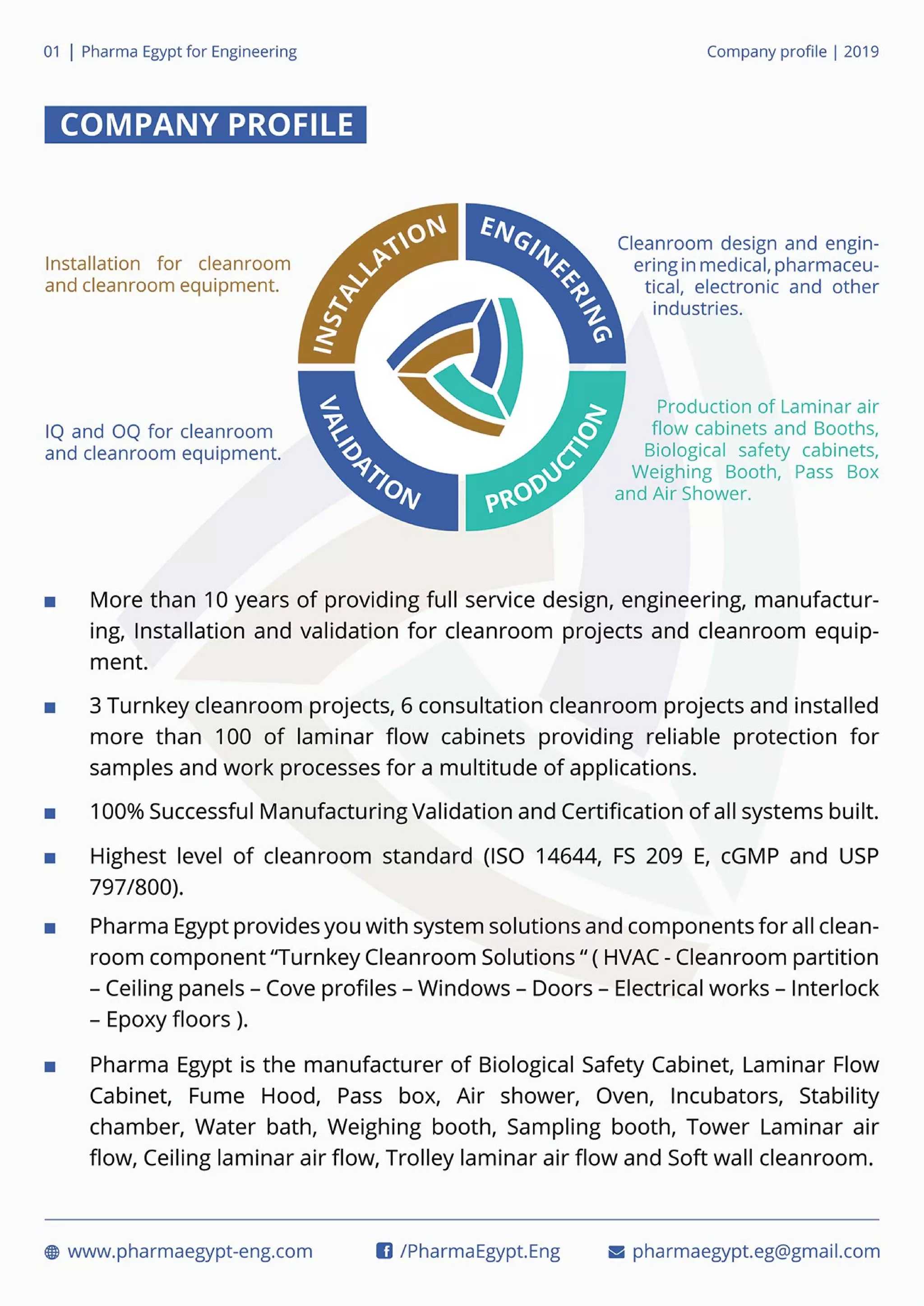 Pharma Egypt for Engineering company profile | PDF | Home Appliances ...