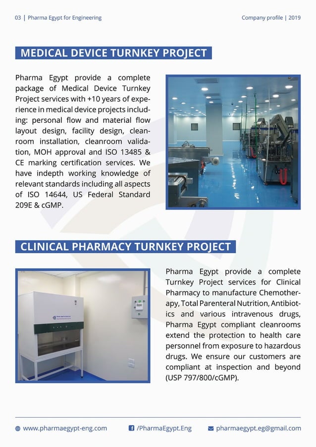 Pharma Egypt for Engineering company profile | PDF | Home Appliances | Home & Garden