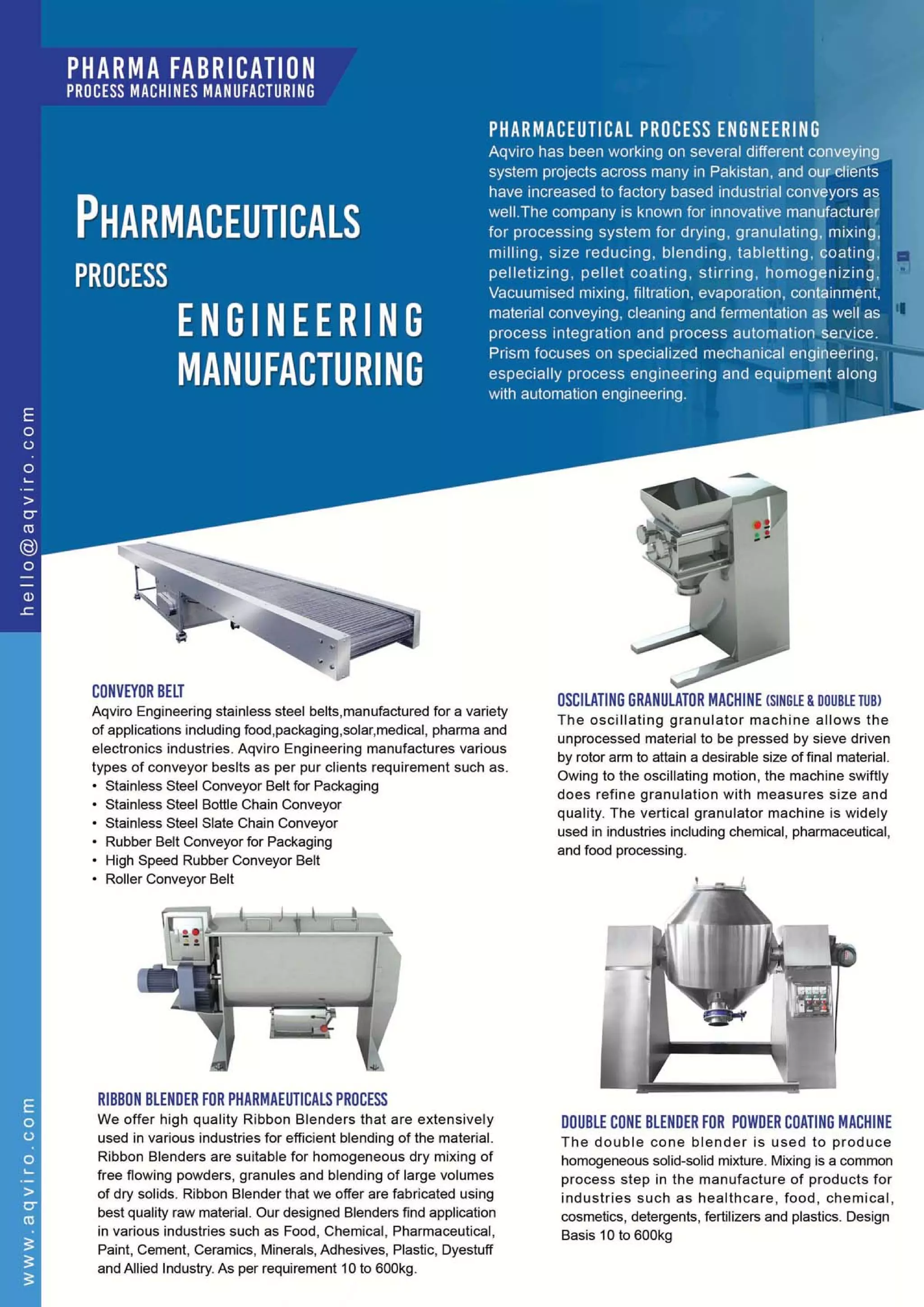 Pharmaceutical Process Equipment Engineering | PDF