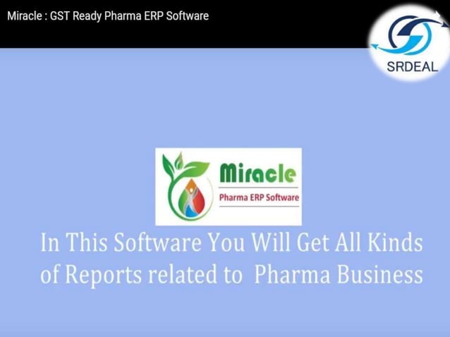Pharma ERP Software | PPTX