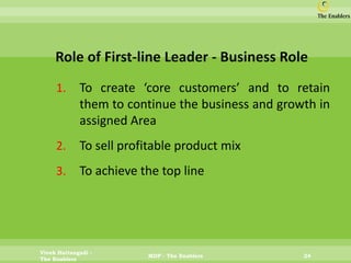 PHARMA FIRST-LINE LEADERS - KRAs | PDF