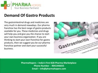 Pharma Franchise For Gastro Products | PPTX | Digestive Disorders ...