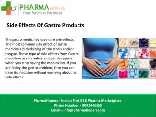 Pharma Franchise For Gastro Products | PPTX