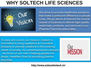 Pharma franchise of General Division Soltech Life Sciences | PPT