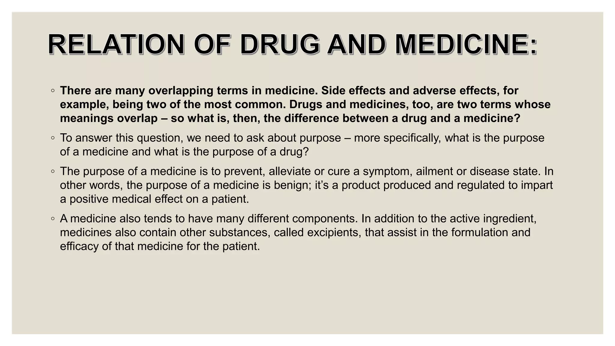 drugs and medicines | PPTX