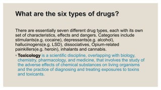 drugs and medicines | PPTX