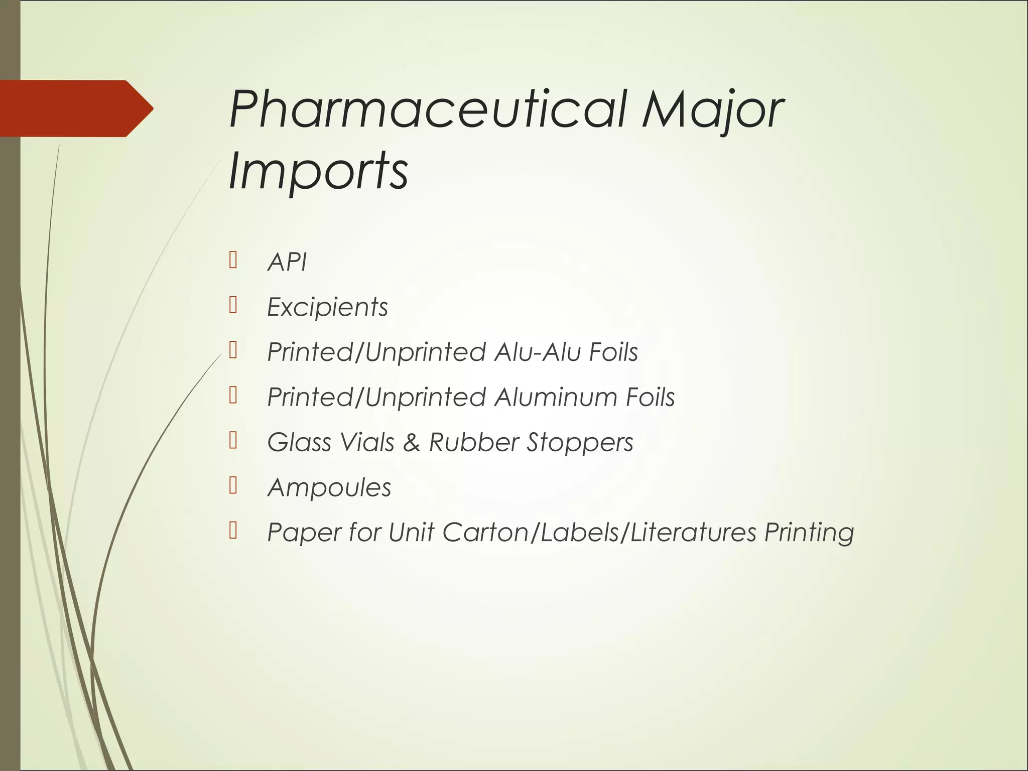 Pharma import process | PPT