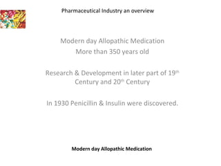 Pharma industry an overview | PPT | Pharmaceutical Industry | Industries