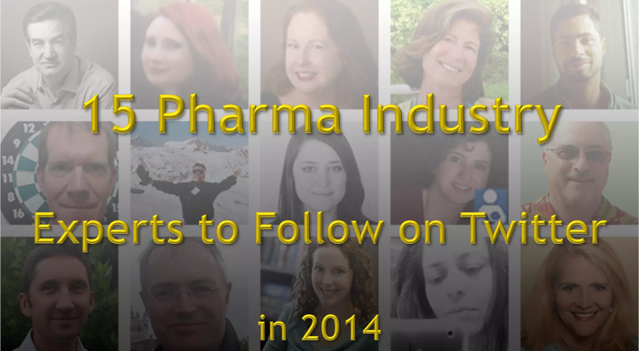 15 Pharma Industry Experts to Follow on Twitter in 2014 | PDF