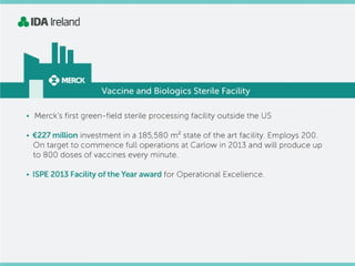Infographic: The Pharm Industry in Ireland via IDA Ireland | PPT