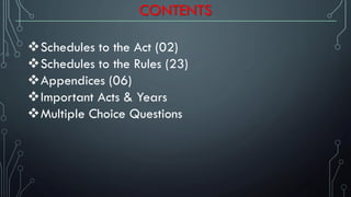 Pharma Jurisprudence Schedules & Acts | PDF