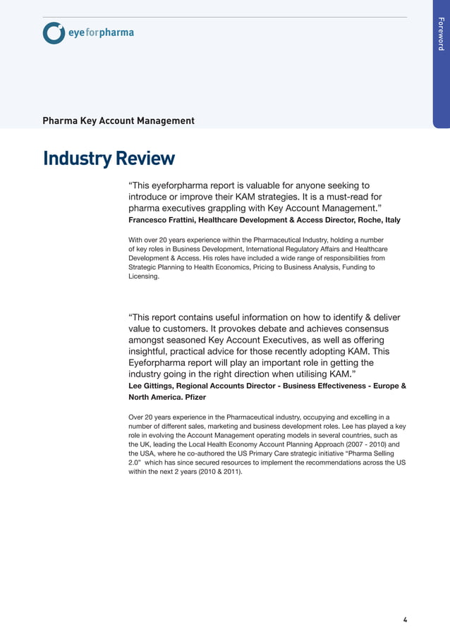 Pharma kam report 2011-12 (sample) | PDF