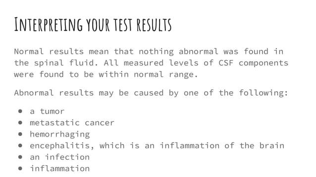 Cerebrospinalfluid(CSF) sampling | PPT