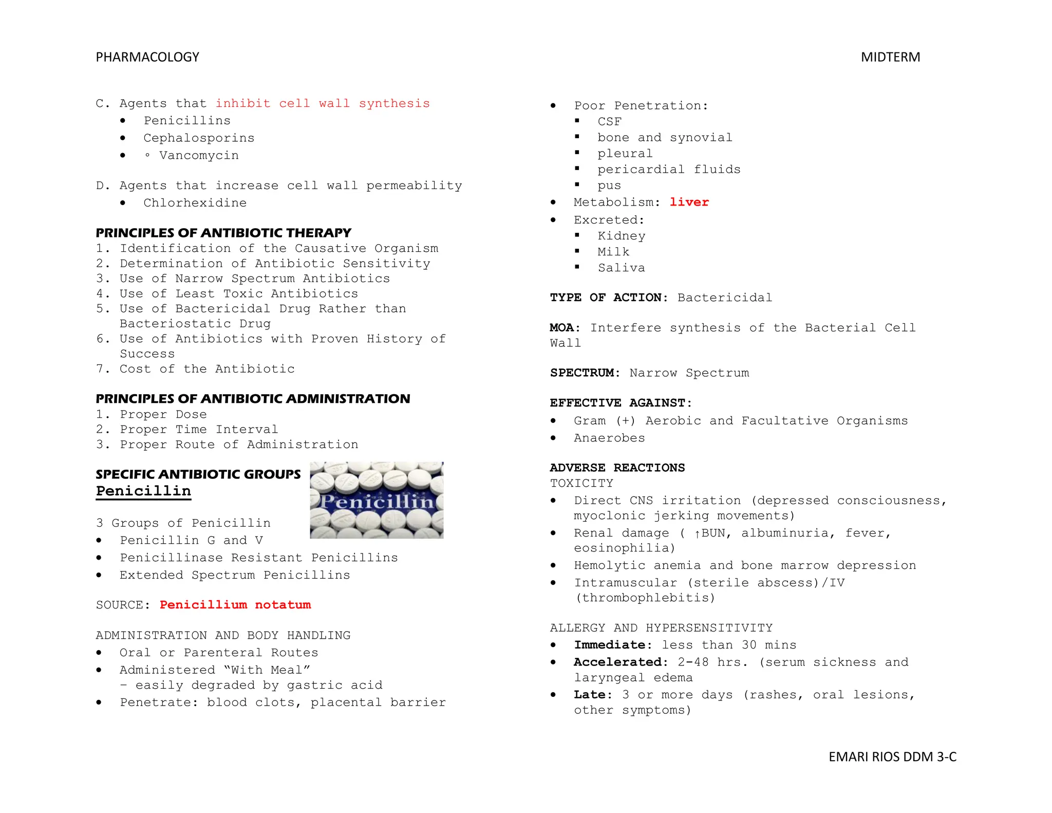 PHARMA_MIDTERM_REVIEWER.pdf.pdf hd hndhnchfcjnfjnc | PDF