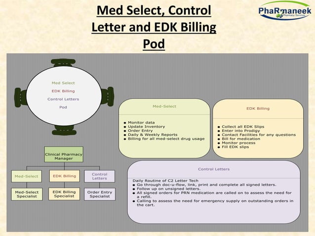 Pharmaneek's Process Flow Chart & Description | PPTX