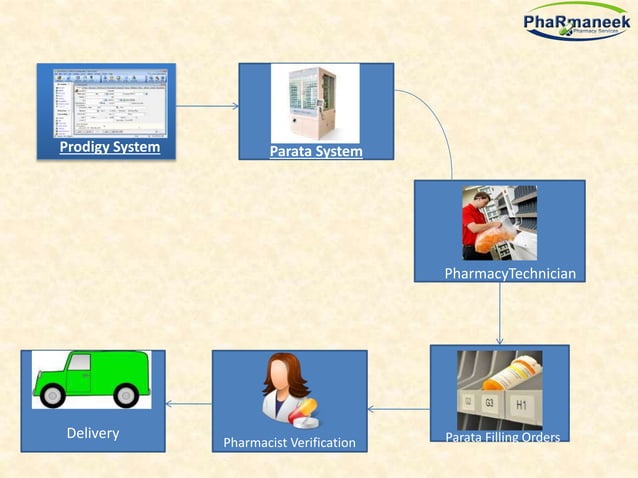 Pharmaneek's Process Flow Chart & Description | PPTX