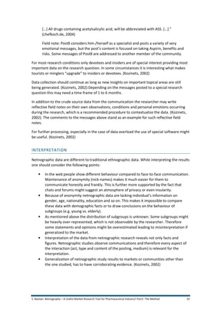 Netnography: A useful market research tool for pharmaceutical industry ...