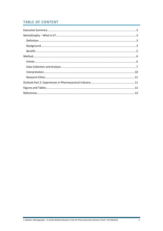 Netnography: A useful market research tool for pharmaceutical industry ...