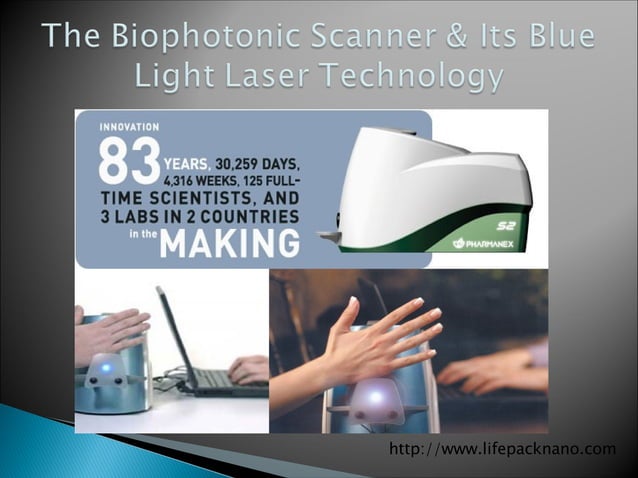 0753038: Pharmanex's Biophotonic Scanner | PPT