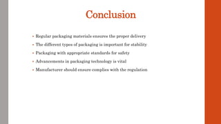 Pharma Packaging Technology | PPTX