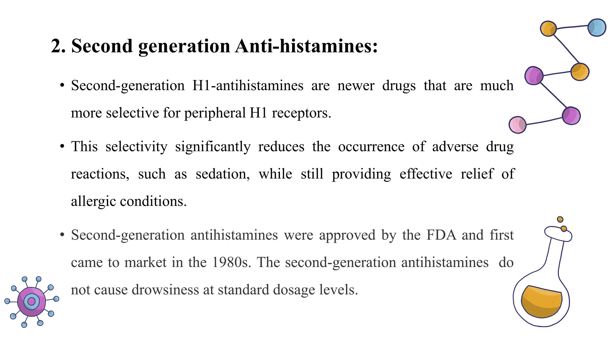 Generation of antihistamine | PPTX