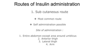 Diabetes mellitus type 1 and 2 and there pathophysiology with treatment ...