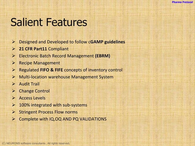 Pharma protocol manufacturing | PPT