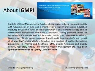 Pharma quality assurance and control | PDF | Pharmaceutical Industry ...
